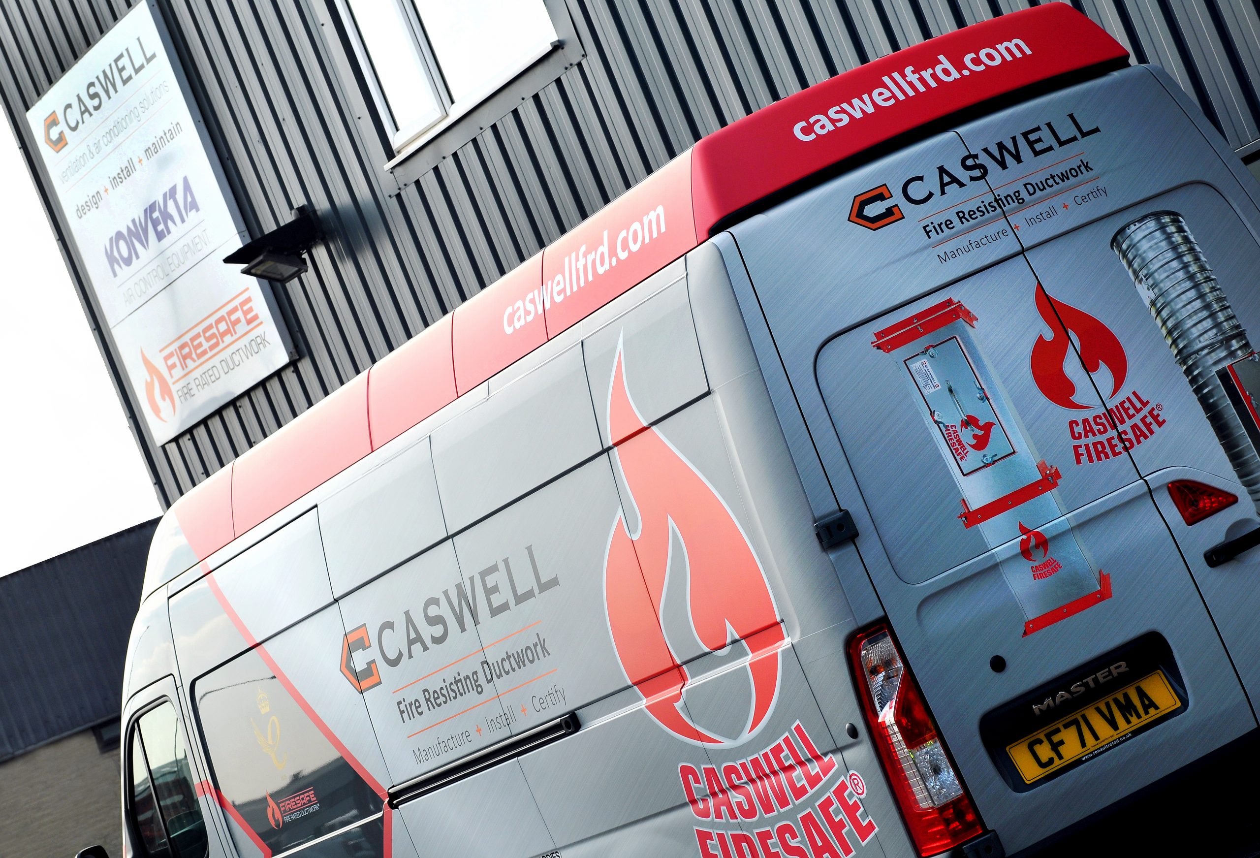 NEW VAN LIVERY FOR FIRESAFE PARTNER - Firesafe